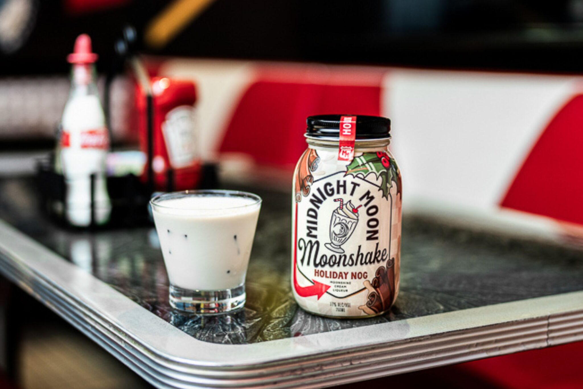 Boozy Eggnog Milkshake - Midnight Moon | All-American Moonshine ...