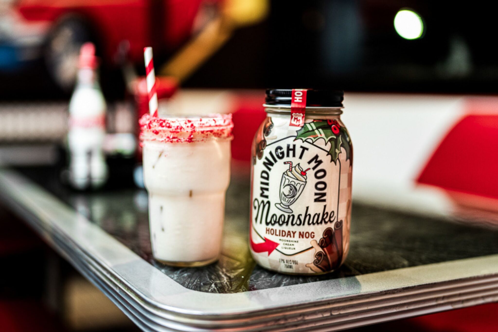 Boozy Eggnog Milkshake - Midnight Moon | All-American Moonshine ...